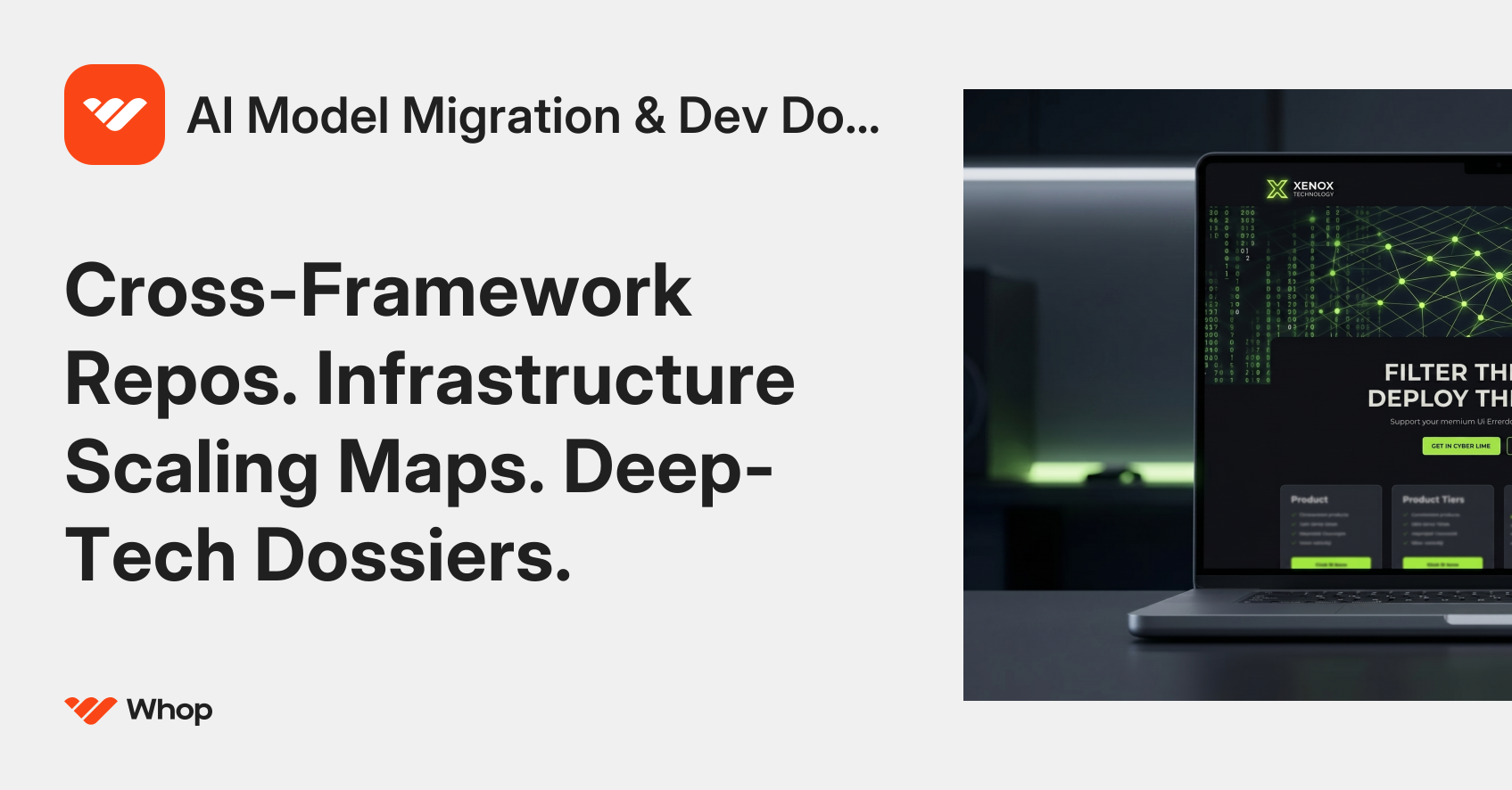 AI Model Migration & Dev Dossier | Whop